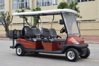China Excar A1S4+2 48V Lithium Electric Golf Cart 6 Seater with Flip Rear Seat Kit for sale