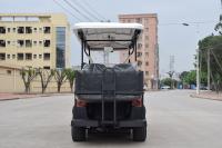 China Excar A1S4+2 48V Lithium Electric Golf Cart 6 Seater with Flip Rear Seat Kit for sale
