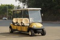 China Smooth Ride 6 Passenger Electric Golf Buggy with Trojan Battery for sale