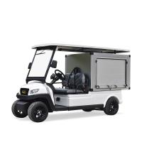 China 48V Electric Golf Cart with Extended Three Layers Cargo Box 600kg Payload 30% Climbing for sale