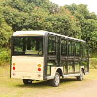 China Fully Enclosed 14 Passenger Electric Sightseeing Shuttle Bus for sale