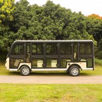 China Fully Enclosed 14 Passenger Electric Sightseeing Shuttle Bus for sale