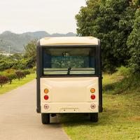 China Fully Enclosed 14 Passenger Electric Sightseeing Shuttle Bus for sale