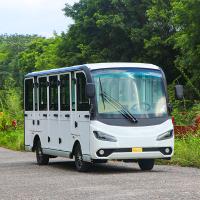 China All-weather Enclosed Electric Sightseeing Shuttle Bus For 14 Passengers for sale