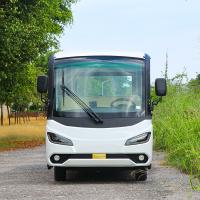 China All-weather Enclosed Electric Sightseeing Shuttle Bus For 14 Passengers for sale