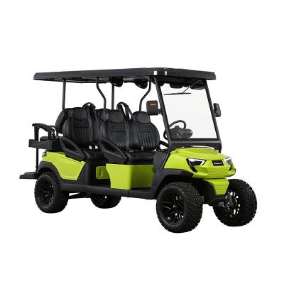 China EXCAR 6 Seater Electric Golf Buggy 48V 5KW with LiFePO4 Battery Custom Color for sale