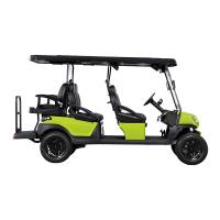 China EXCAR 6 Seater Electric Golf Buggy 48V 5KW with LiFePO4 Battery Custom Color for sale