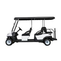 China 4+2 Seater Electric Sightseeing Golf Buggy With Lithium Battery for sale