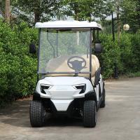 China 6+2 Seater Electric Golf Buggy 48V 5KW Lithium Battery Sightseeing Vehicle 30% Climbing for sale