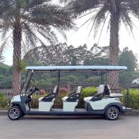 China 6 Front+2 Rear Seats Electric Golf Buggy With Long Range Battery for sale