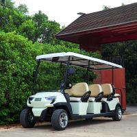 China 6 Front+2 Rear Seats Electric Golf Buggy With Long Range Battery for sale