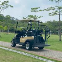 China 2 Passenger Aluminum Chassis Electric Golf Cart 48V Lithium Battery 80-100km Range for sale