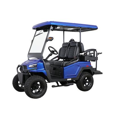 China Lifted 2 Seats 2 Rear Electric Golf Buggy 72V Lithium Battery Long Range for sale