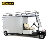 China 48V 2-Person Aluminum Rear Cargo Utility Golf Cart with 23-45 km/h Speed and Trojan Battery System for sale