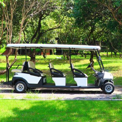 China Low Noise Electric Sightseeing Golf Cart for Tourists Powered 48V Lithium Ion Battery System for sale