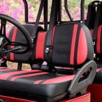 China 48V Lithium Electric Golf Cart 6 Passenger with Foldable Rear Seats AC Motor 45kmh for sale