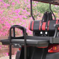 China 48V Lithium Electric Golf Cart 6 Passenger with Foldable Rear Seats AC Motor 45kmh for sale