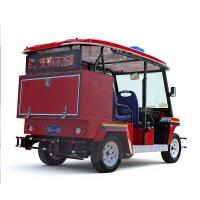 China 48V Lithium Battery Electric Fire Truck Golf Cart 5 Seater 3200mm 600kg Capacity for sale