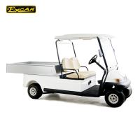 China 48V Trojan Battery Electric Utility Car 2 Passenger Cargo Box 600kg Load 23km/h for sale