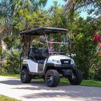 China 4 Passenger Electric Golf Buggy 48V Trojan Battery Long Range 80-100km High Climbing 30% for sale