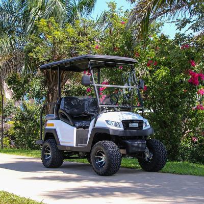 China 4 Passenger Electric Golf Buggy 48V Trojan Battery Long Range 80-100km High Climbing 30% for sale