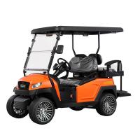 China 48V Electric Golf Cart 4 Passenger Lithium Battery 80-100km Range 20-30 km/h for sale
