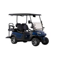 China Premium Electric Golf Buggy 2+2 with Rear Flip Flop Seat 48V 5KW LiFePO4 105Ah for sale