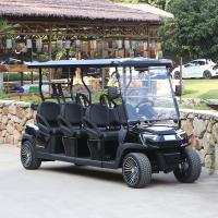 China 6 Seater Electric Golf Cart 48V Lithium Battery Sightseeing Vehicle 45km/h 60-100km Range for sale