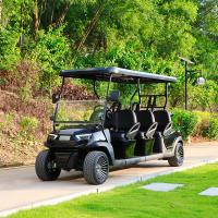 China 6 Seater Electric Golf Cart 48V Lithium Battery Sightseeing Vehicle 45km/h 60-100km Range for sale
