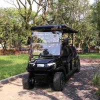 China 6 Seater Electric Golf Cart 48V Lithium Battery Sightseeing Vehicle 45km/h 60-100km Range for sale
