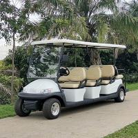 China EXCAR A1S6+2 48V Lithium Electric Golf Buggy 6 Seats Eco-Friendly Cruiser with AC Motor for sale