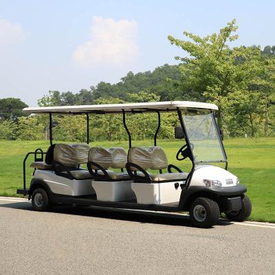 China EXCAR A1S6+2 48V Lithium Electric Golf Buggy 6 Seats Eco-Friendly Cruiser with AC Motor for sale
