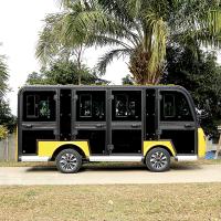 China 11 Passenger Fully Enclosed Electric Sightseeing Shuttle Bus for sale