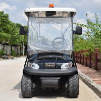 China 4 Seat 48V Lithium Battery Electric Golf Cart with 5KW AC Motor and Rear Storage Box for sale