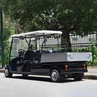 China 4 Seat 48V Lithium Battery Electric Golf Cart with 5KW AC Motor and Rear Storage Box for sale