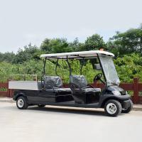 China 4 Seat 48V Lithium Battery Electric Golf Cart with 5KW AC Motor and Rear Storage Box for sale