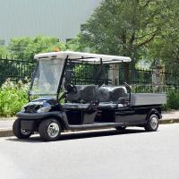 China 4 Seat 48V Lithium Battery Electric Golf Cart with 5KW AC Motor and Rear Storage Box for sale