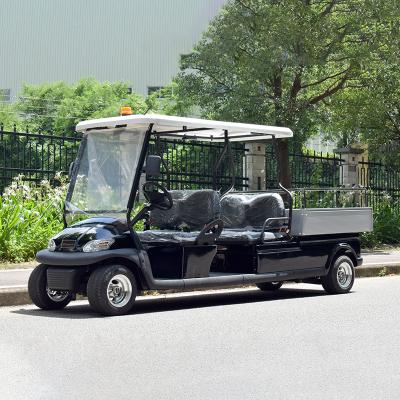 China 4 Seat 48V Lithium Battery Electric Golf Cart with 5KW AC Motor and Rear Storage Box for sale