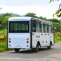 China 14 Seats Electric Sightseeing Bus 72V Lithium Battery Long Range High Climbing Ability for sale