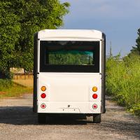 China 14 Seats Electric Sightseeing Bus 72V Lithium Battery Long Range High Climbing Ability for sale