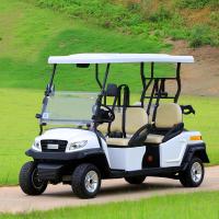 China 4 Seats Electric Golf Sightseeing Cart 5KW Motor 48V Lithium Battery 50-70km Range 30km/h for sale