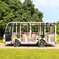 China 11 Passenger Fully Enclosed Electric Sightseeing Bus 72V 7.5KW with Trojan Battery for sale