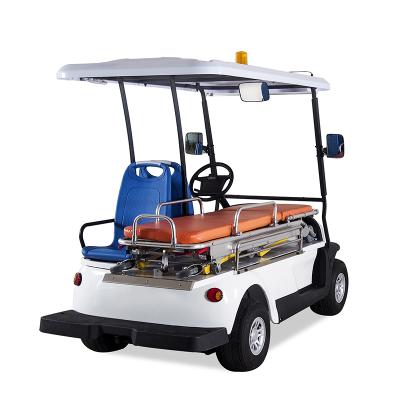 China 48V Trojan Battery Electric Ambulance Car - 2-Seat Medical Vehicle with 360kg Load Capacity for sale