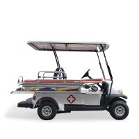 China 48V Trojan Battery Electric Ambulance Car - 2-Seat Medical Vehicle with 360kg Load Capacity for sale