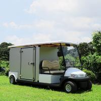 China White 2 Passenger Electric Food Cart 48V with 70-90km Range and 23-45km/h Speed Options for sale