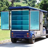 China CE Approved Electric Food Cart 48V 2-Person with 5kW Motor and 90km Range for Commercial Transport for sale
