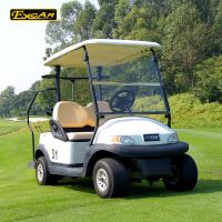 China EXCAR Trojan Battery 2-Seater Electric Golf Cart 48V 275A with 70-90km Range and 360kg Capacity for sale