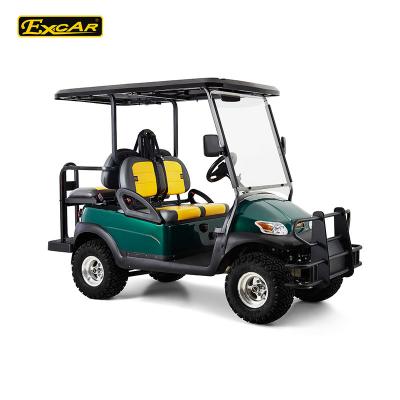 China 48V Lifted Electric Hunting Cart with 3.7KW Motor, 600KG Capacity and 70-90km Range - 4 Seater Green for sale