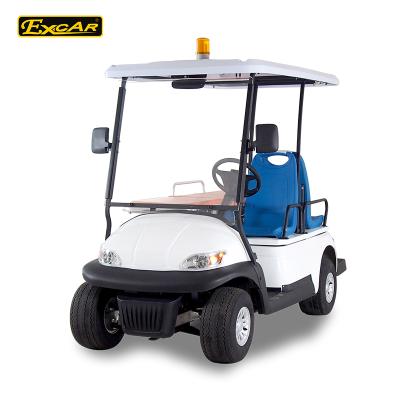 China EXCAR Electric Ambulance Golf Cart 48V 3.7KW DC System with 360kg Load Capacity for Hospital Transport for sale