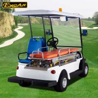 China Electric Ambulance Cart Two Seater with Stretcher 48V 5KW 60-80km Range for sale
